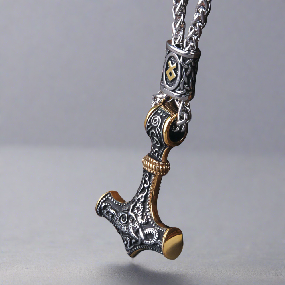 Mjölnir - Authentic Thor’s Hammer Mjolnir Necklace | Viking Jewelry